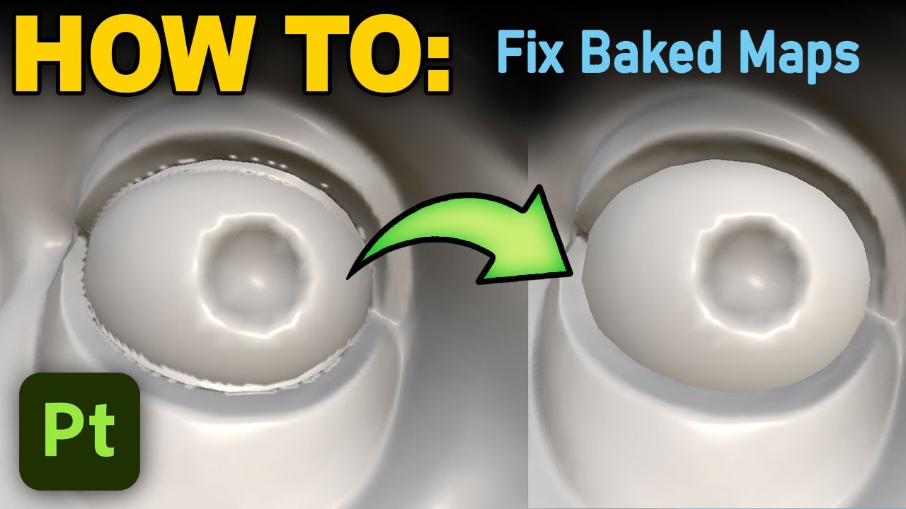 Paint On Baked Maps To Fix Issues | Substance Painter