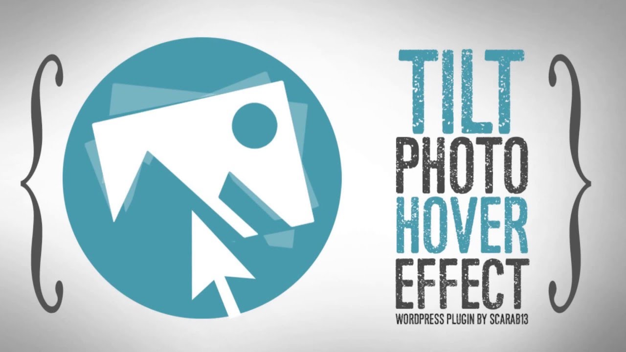 make a tilt photo hover effect - wordpress plugin