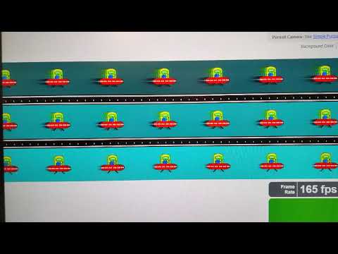 Acer ED273U 2021 model UFO test (165hz slow mo)