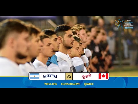 HIGHLIGHTS Argentina v Canada | I U-23 Men's Softball World Cup 2023 - Super Round
