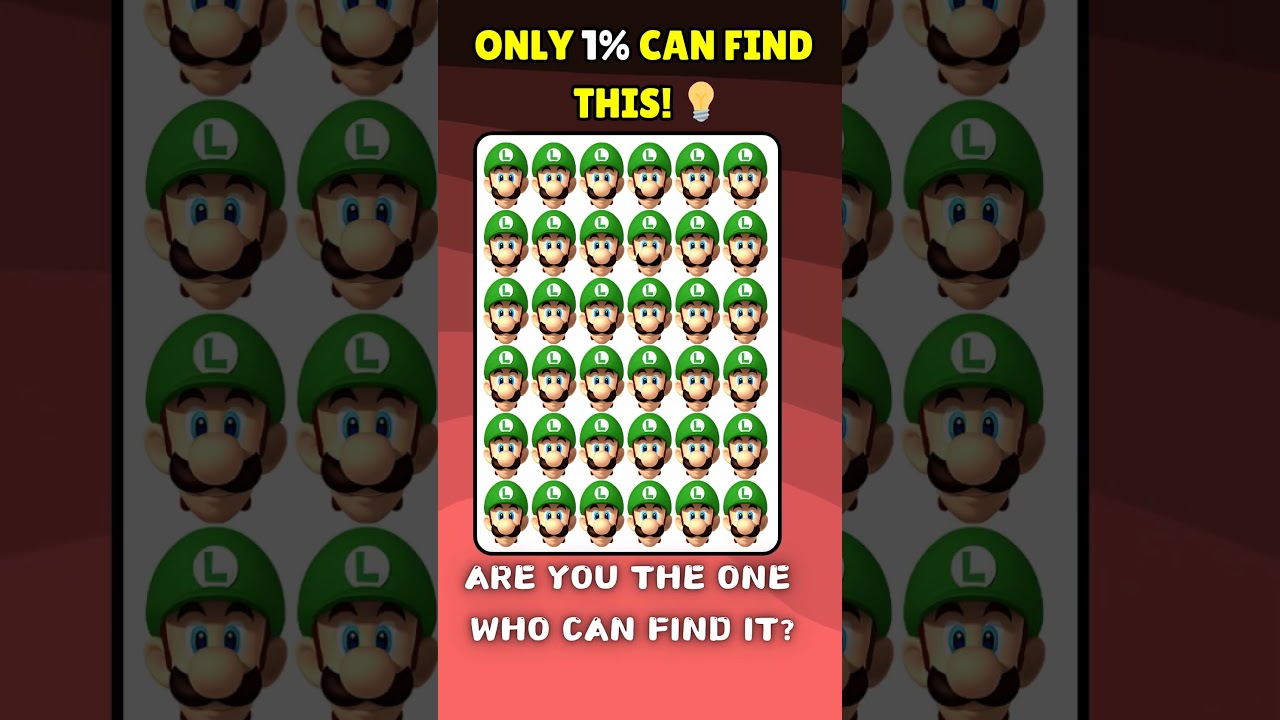 Can You Find the Odd One? 🍄 Super Mario Emoji Challenge 🔍🎮