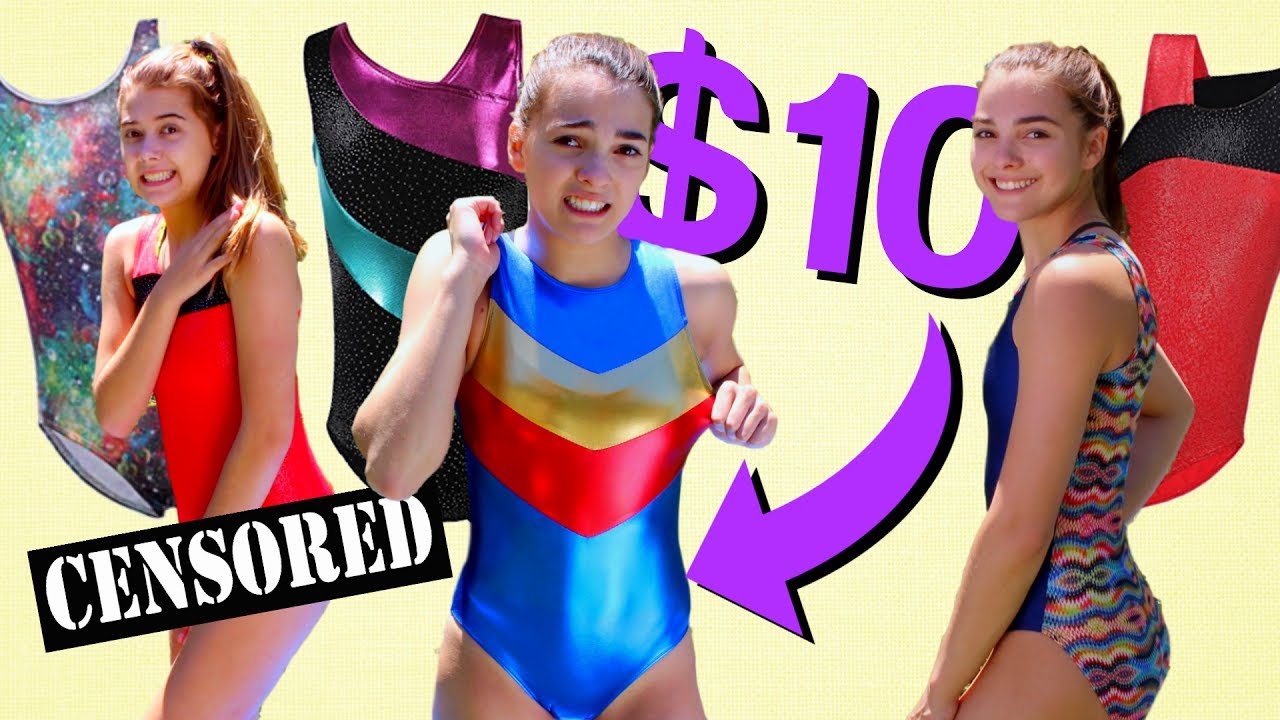 TRYING ON GYMNASTICS LEOTARDS UNDER $20