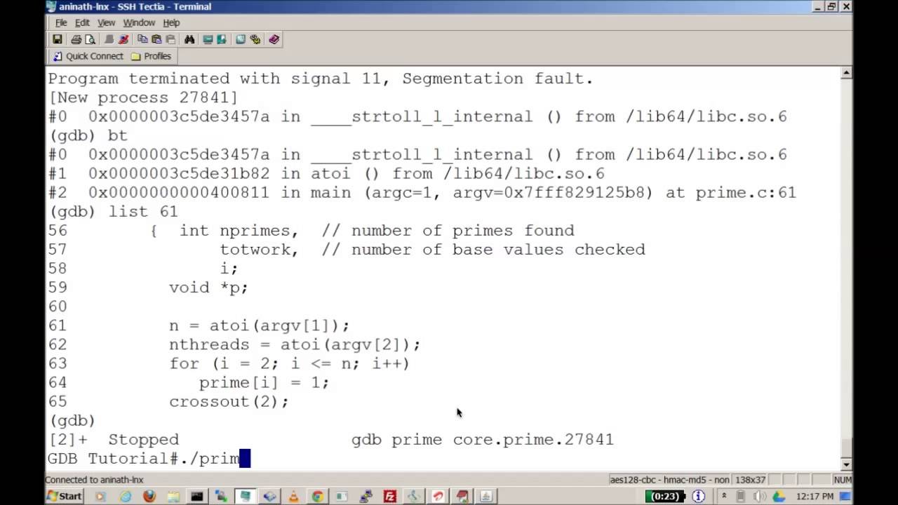 gdb for pthread debug