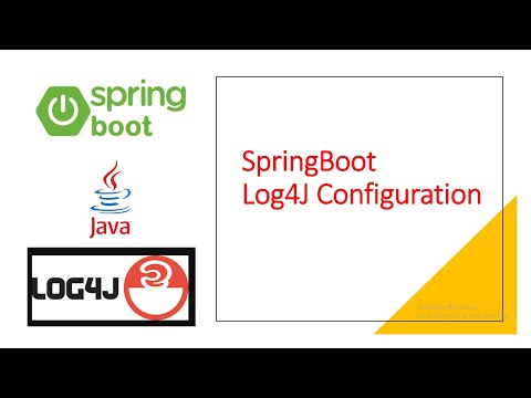 #springboot how to configure Log4J2 in Spring Boot #log4j