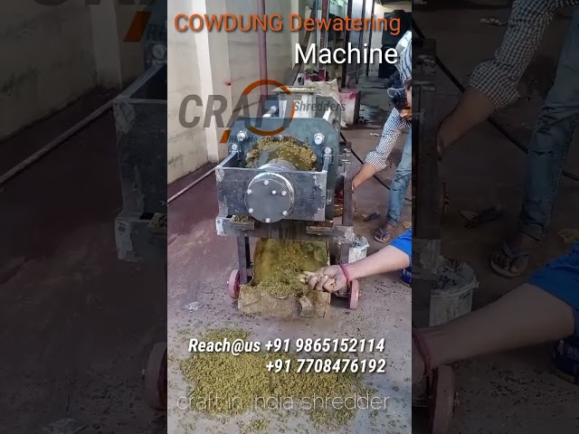 Automatic Dewatering System - Semi Automatic Cow Dung Dewatering ...