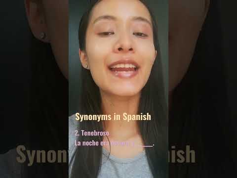 Synonyms in Spanish #shorts
