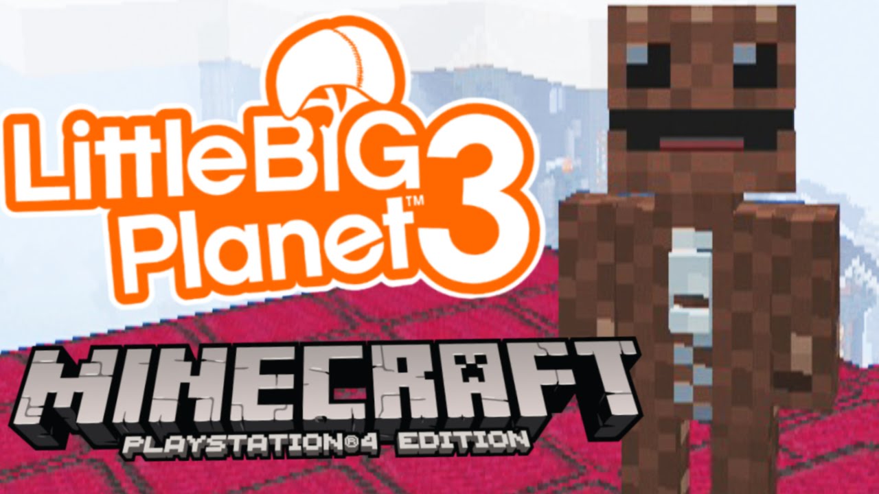 Minecraft PS4/PS3 - LittleBigPlanet Skin Pack!
