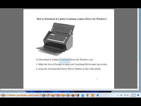 Download & Update ScanSnap scanner Driver for Windows