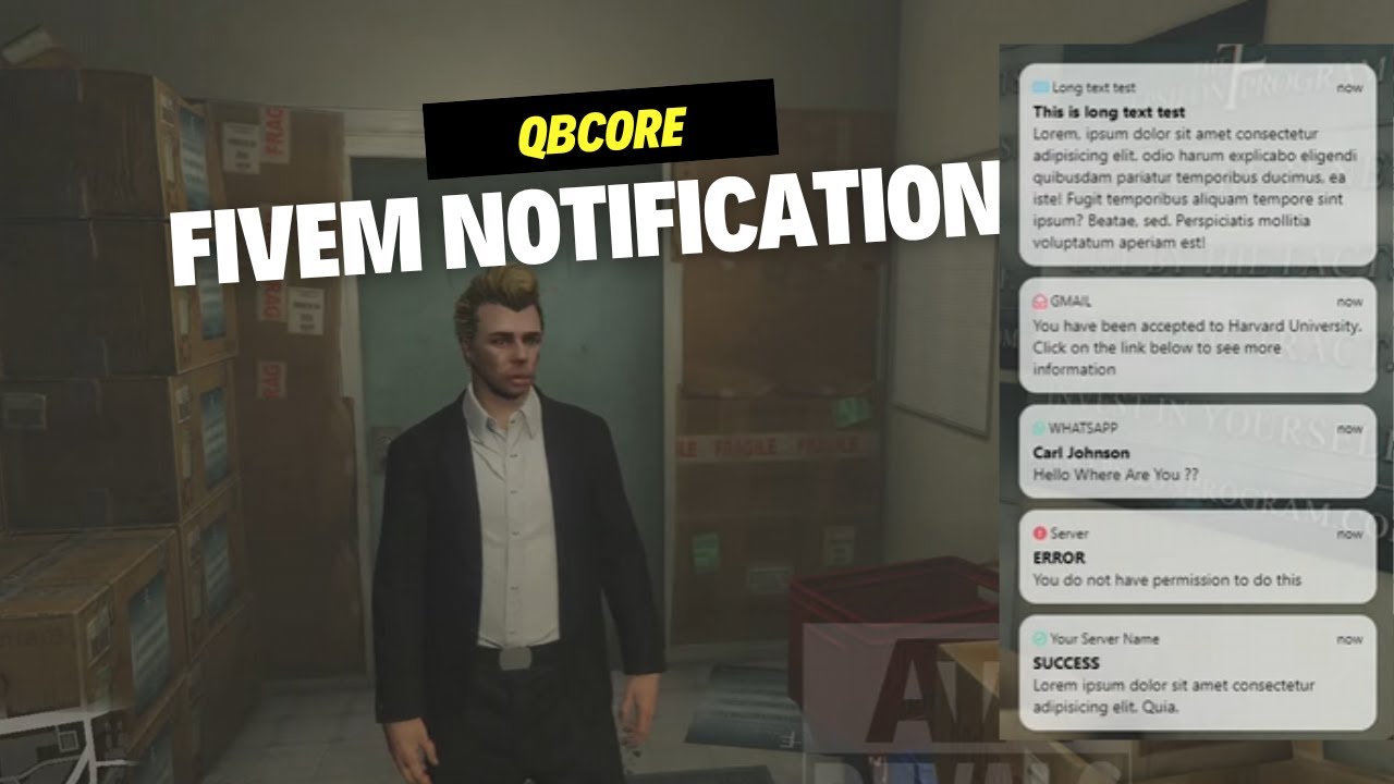 fivem notification scripts System For Fivem Server