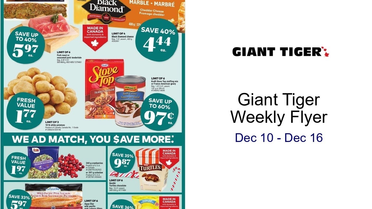 Giant Tiger Weekly Flyer Dec 10 - Dec 16