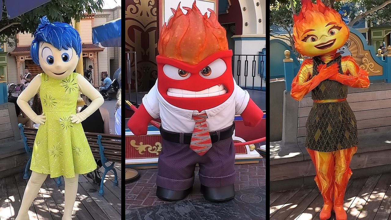 Pixar Characters Disney California Adventure 2025