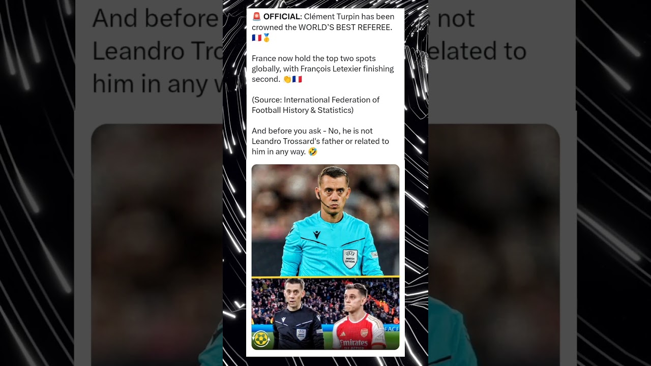Coupe du Monde 2026 : Clément Turpin exprime sa grande fierté après sa ...