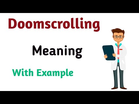 Doomscrolling meaning in hindi | Doomscrolling Kya Matlab hota hai | Daily use English words