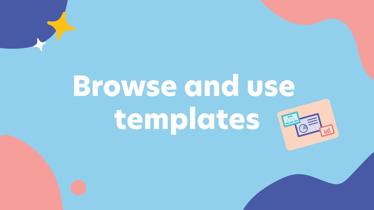 Browse and use Explain Everything templates