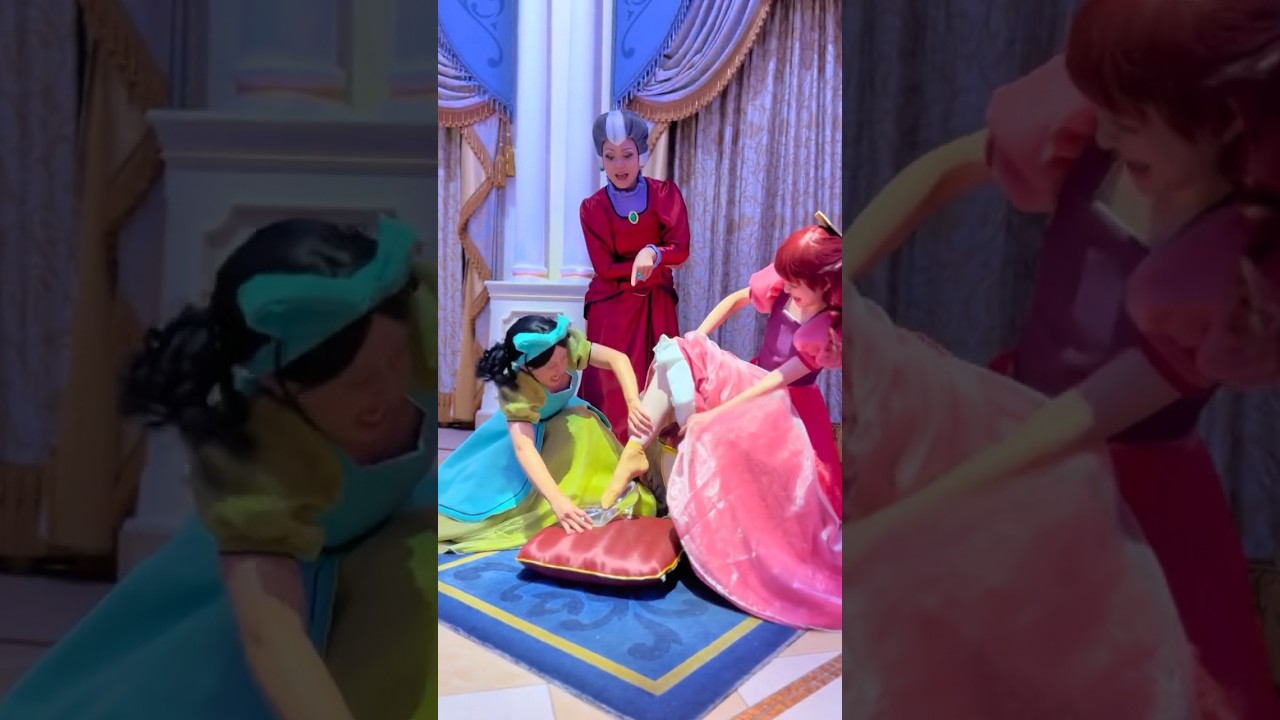 Vamos a jugar a Cinderella 🏰 #disneyworld Vídeo x @magical_lily33 #shorts