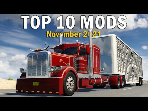 TOP 10 ATS MODS - NOVEMBER 2021 | American Truck Simulator Mods.