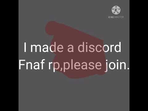 A fnaf rp discord server!