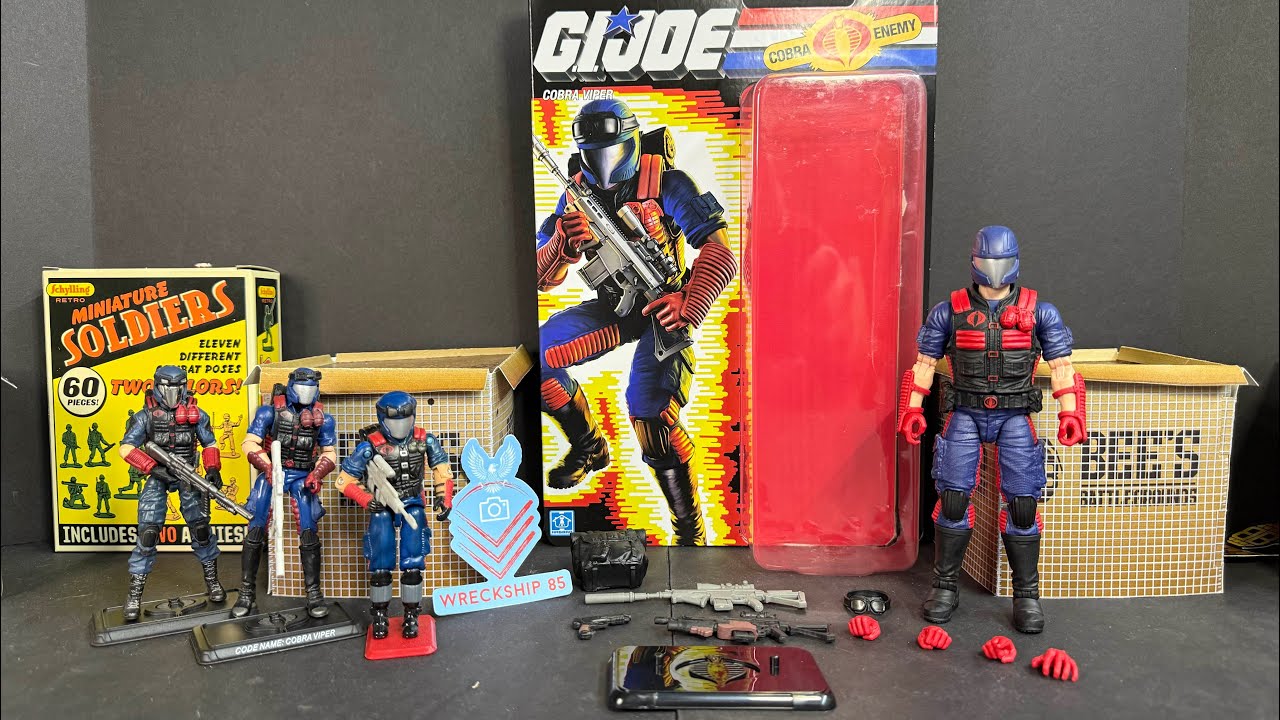 GIJoe Classified Retro Cardback Cobra Viper