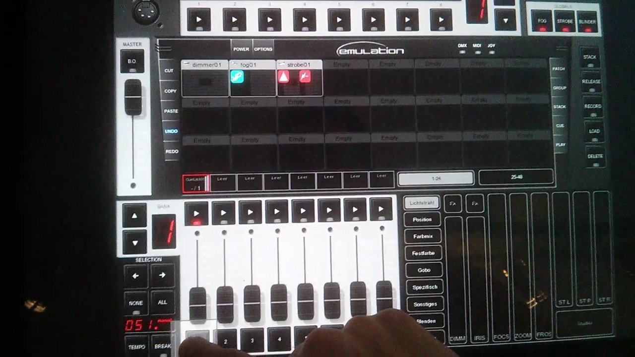 Elation Emulation Problem with Buttons on Windows 10 Touchscreen