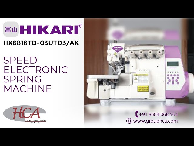 Hikari Industrial Sewing Machine - HX6814TC-03UTC3-AK HIKARI OVERLOCK ...