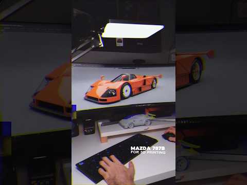 🚗 Mazda 787B | SCALED | Scale model kit car・ STL File for 3D printing・Cults