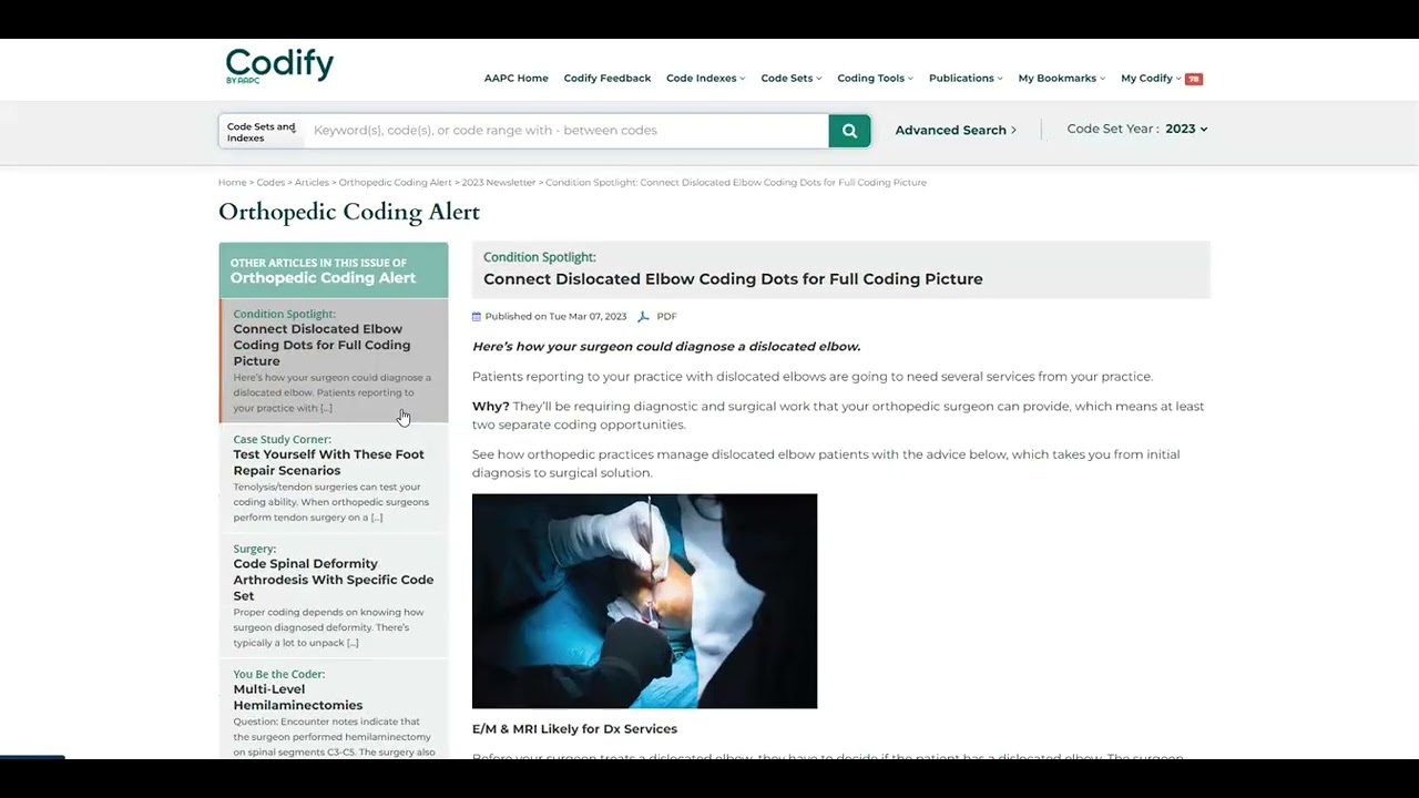 Codify Code Details Page