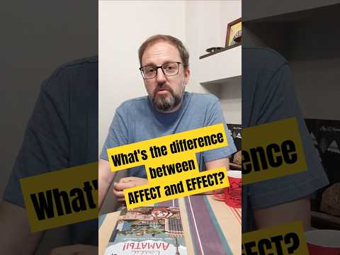Affect 🆚 Effect #whatsthedifference #whiterabbitenglish