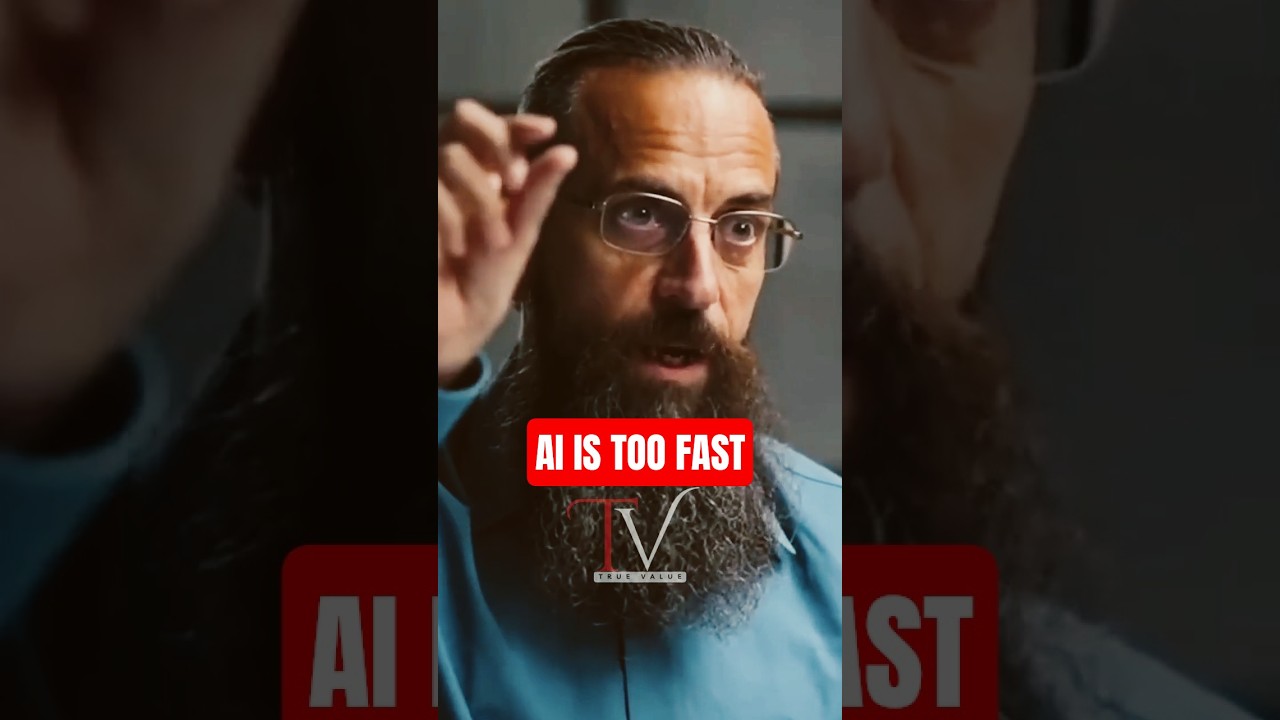 AI is TOO FAST: Can Humanity Keep Up? | AI Evolution is SCARY #shorts #ai #shortvideo #humanity