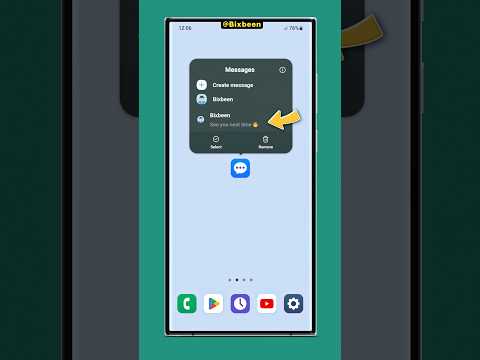 Show Notifications on App Icons | Samsung feature