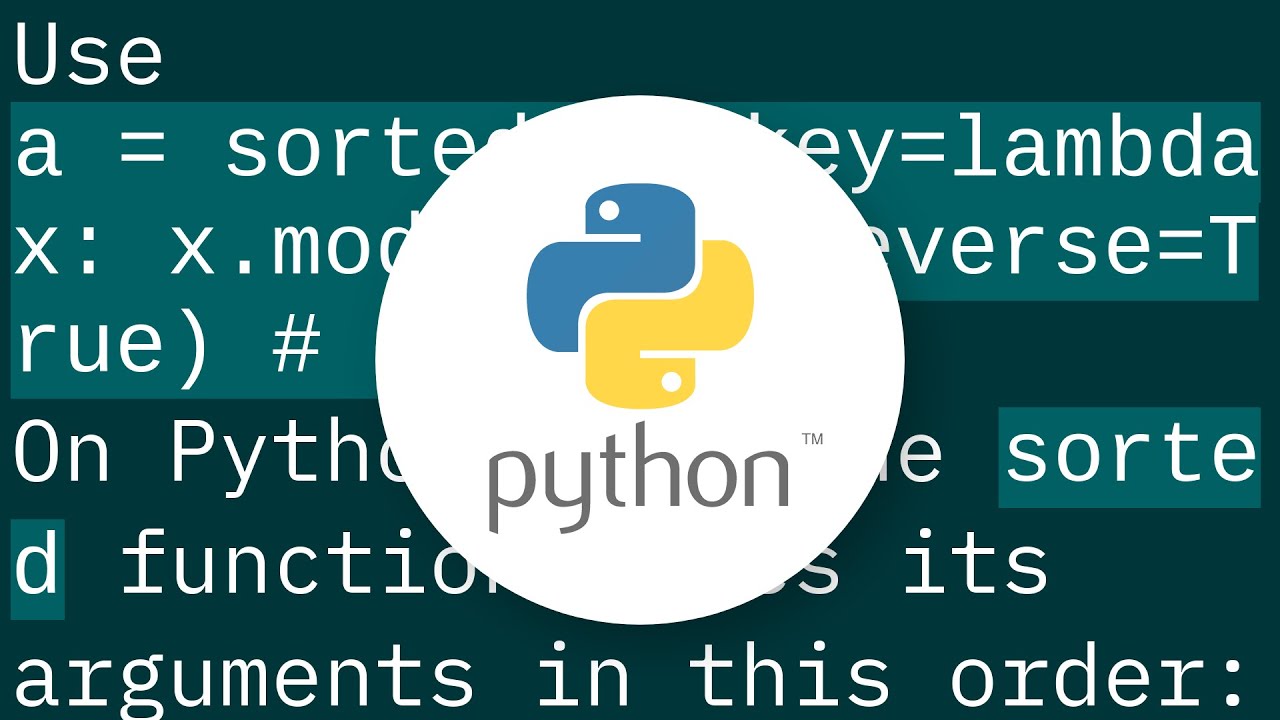How to sort with lambda in Python