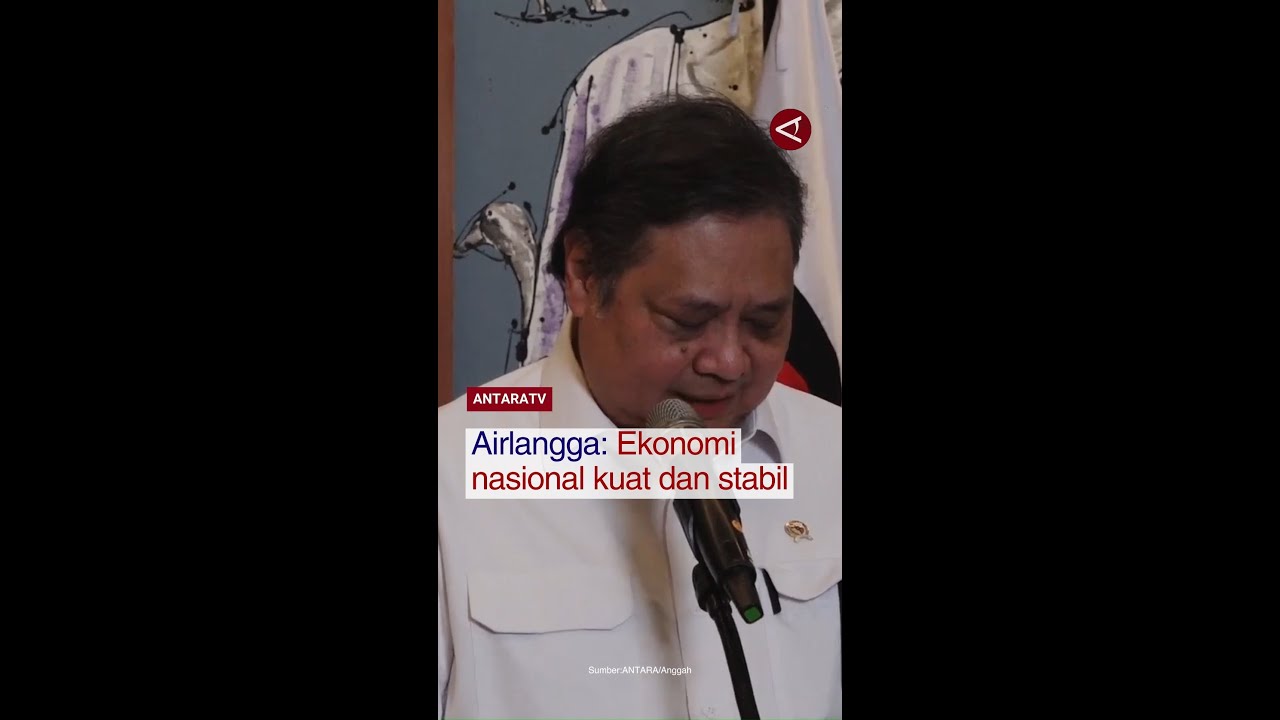 Airlangga: Ekonomi nasional kuat dan stabil