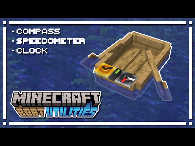 Boat Utilities Minecraft Texture Pack