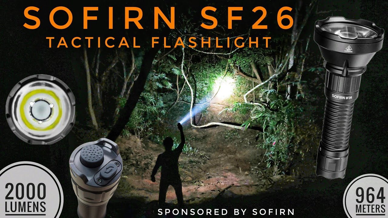 SOFIRN SF26 Review & Beamshots Comparison with Wurkkos TD01 & SOFIRN IF22A - 21700 Flashlights ...