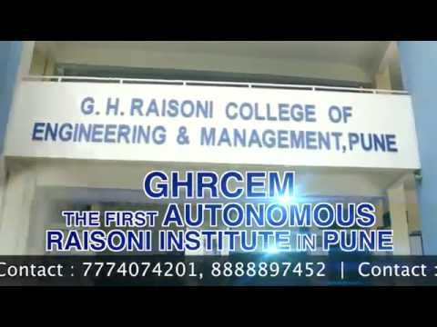 G.H. Raisoni College of Engineering & Management (GHRCE&M) - Admission ...