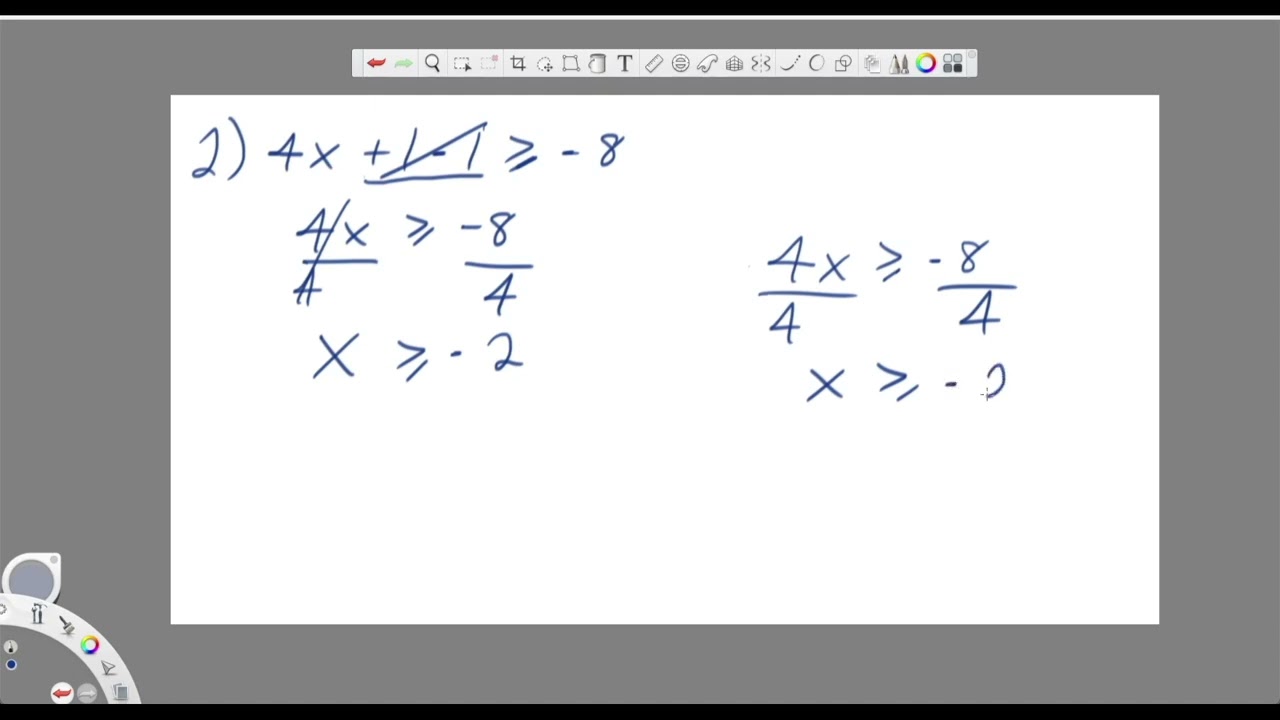 Solving Inequalities Worksheet Problems: BSU
