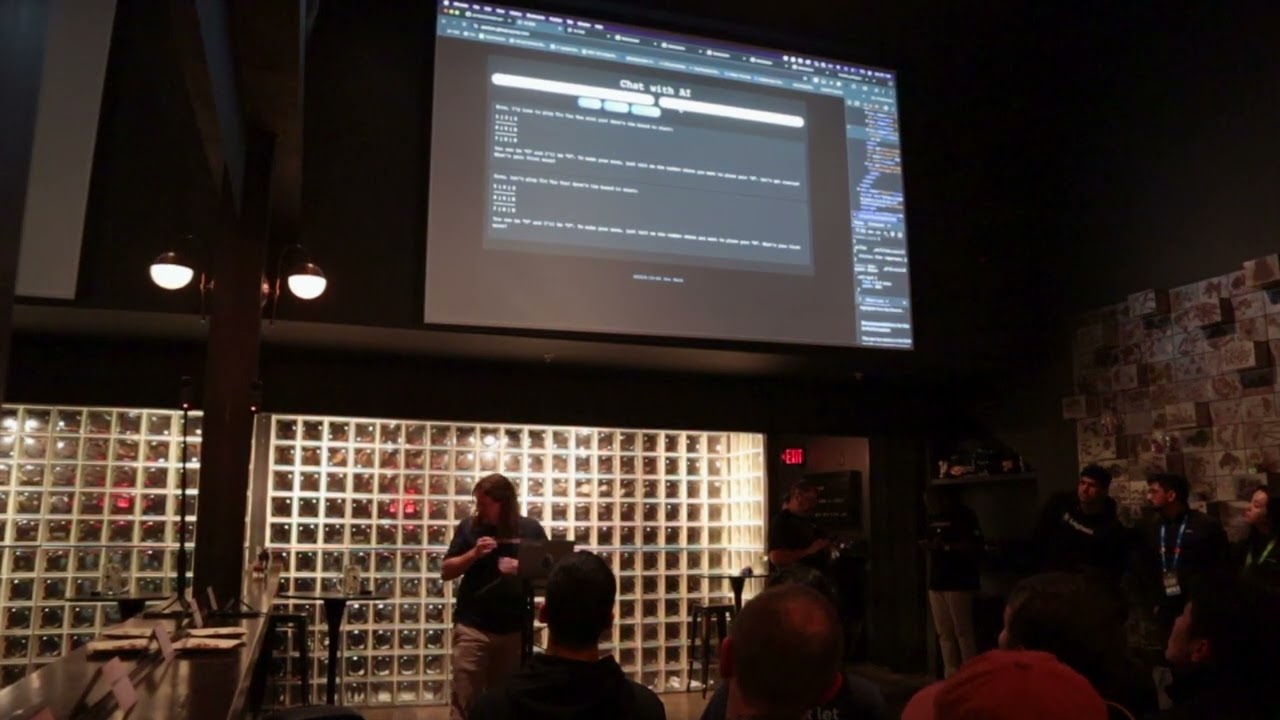 GitHub Models Live Demo | Jon Peck at Dark Mode AI Night