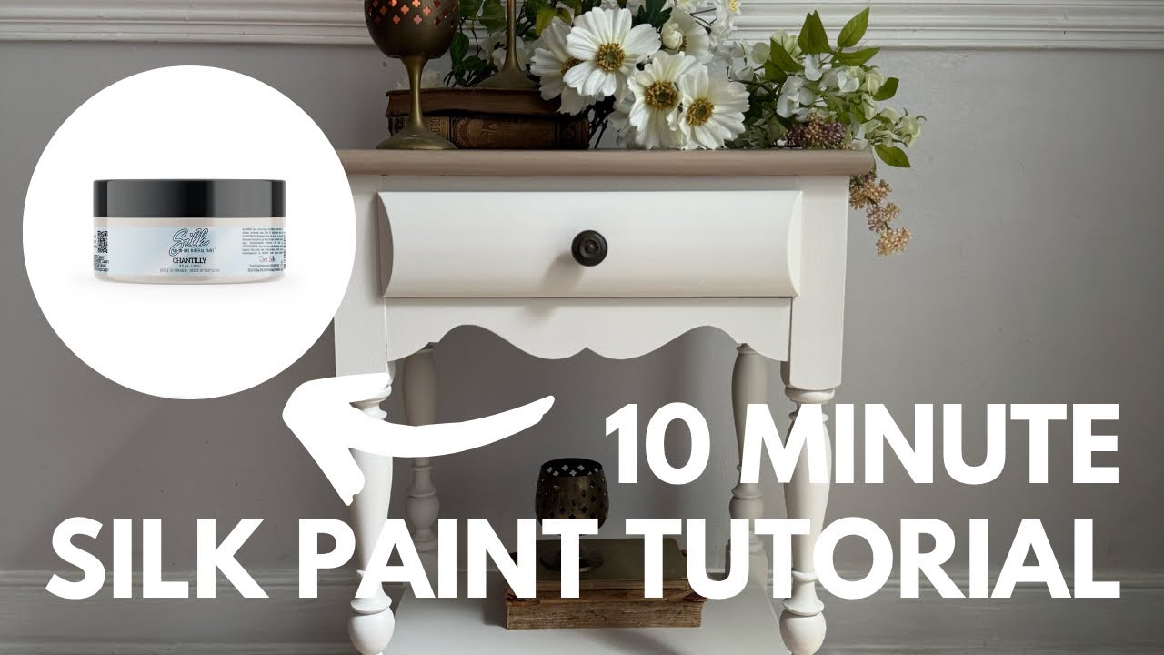 Learn how to apply Silk Paint & Gel Stain in this ten minute tutorial with Dixie Belle Paint!