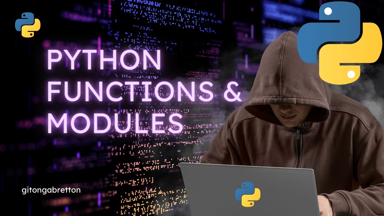 Python Functions and Modules #pythonprogramming #pythonforbeginners #pythontutorial #python