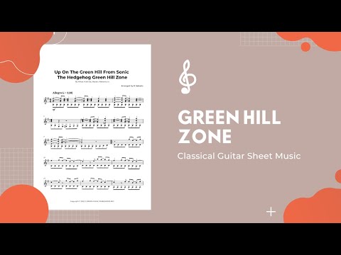 Green Hill Zone Classical Guitar Sheet Music