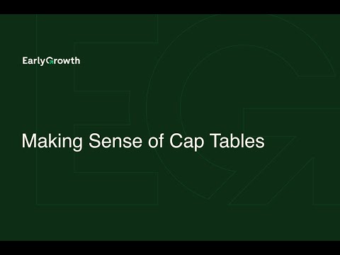 Making Sense of Cap Tables
