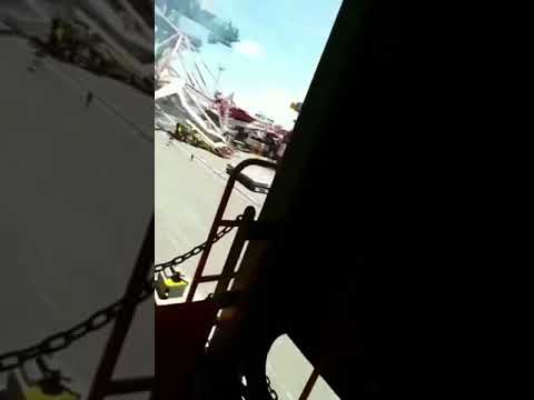 Container ship collision at Port of Kaohsiung causes crane collapse#containership#collision #injured