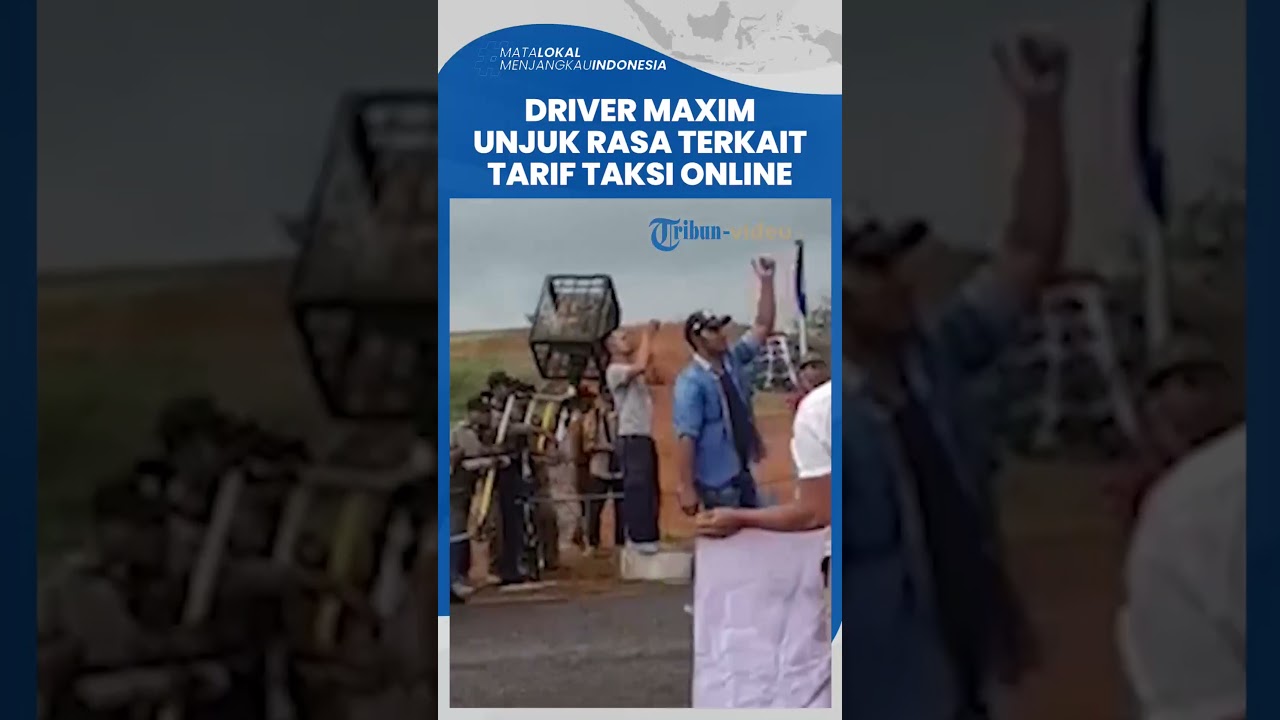 Bawa Spanduk Tuntut Penyesuaian Tarif Taksi Online, Ratusan Driver Maxim di Tanjungpinang Konvoi ...