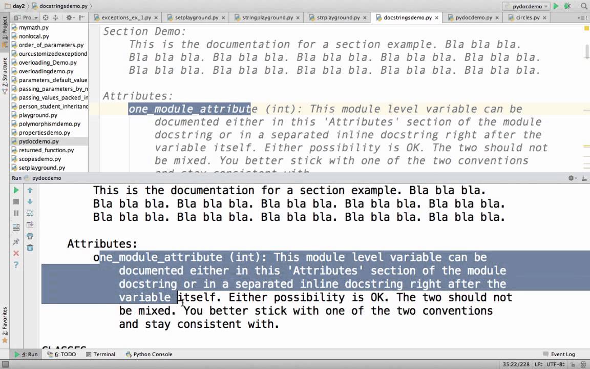 The PyDoc Module and Docstrings in Python
