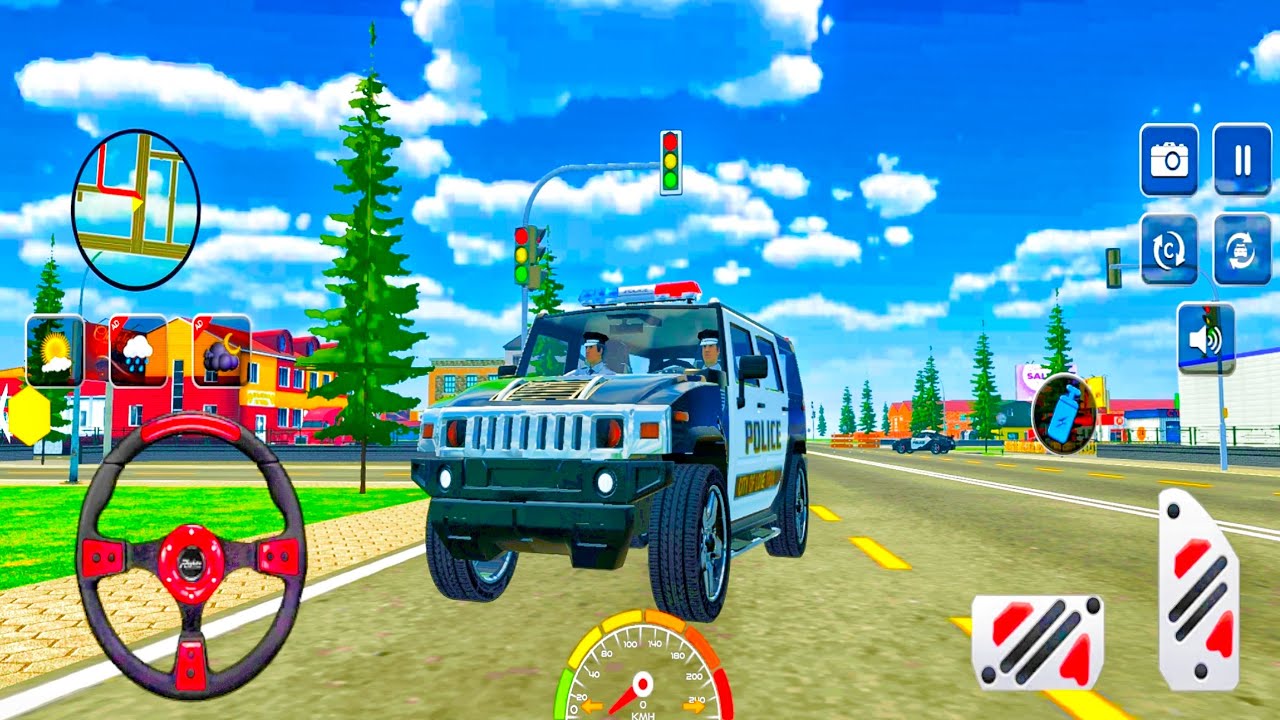 Police Car Driving Chase Simulator 3D - Real Multi-Storey Cars Driver - Android GamePlay