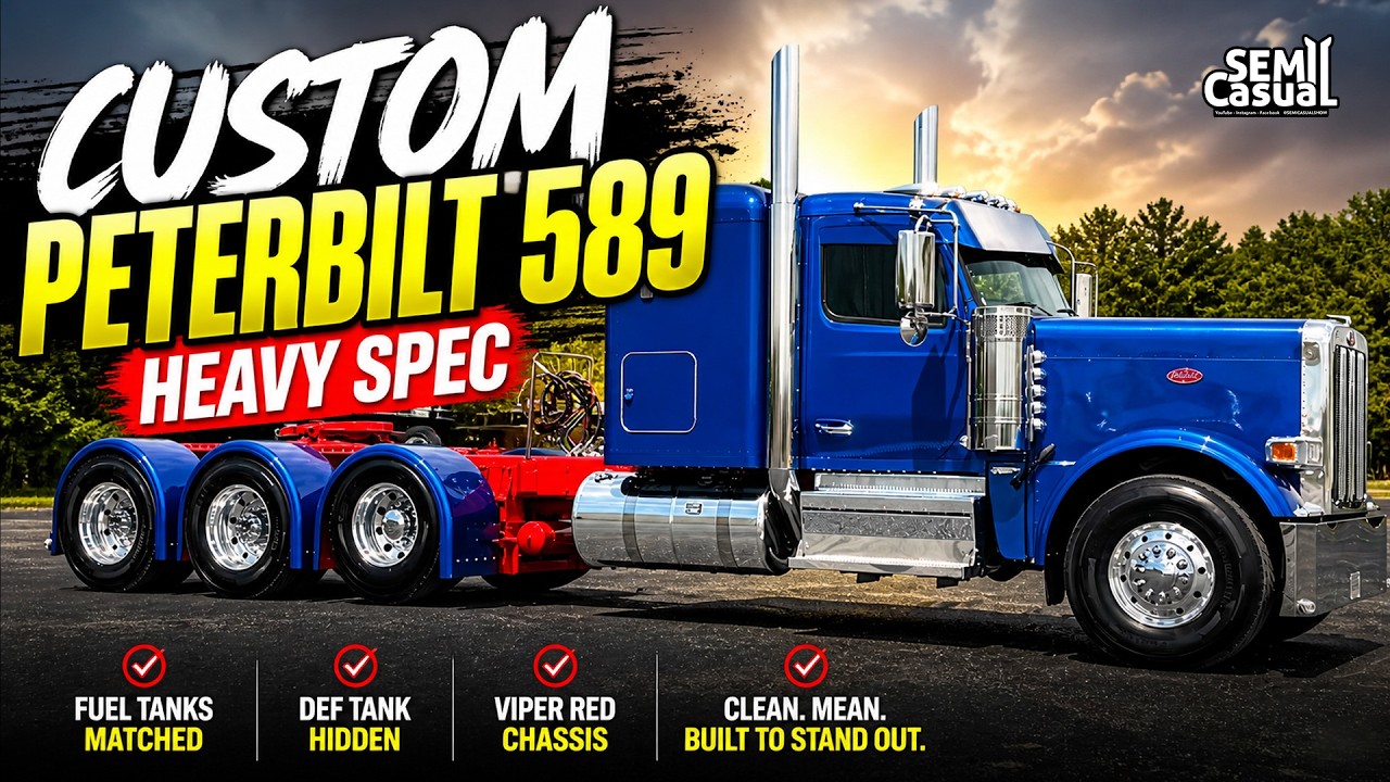 This Custom Peterbilt 589 Is BUILT DIFFERENT 🔥 (Heavy Spec Walkaround)