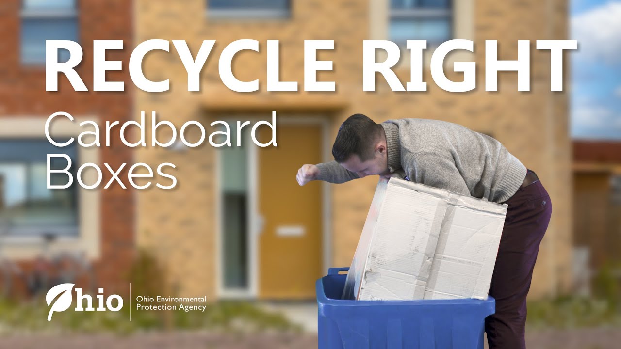 Recycle Right: Cardboard Boxes