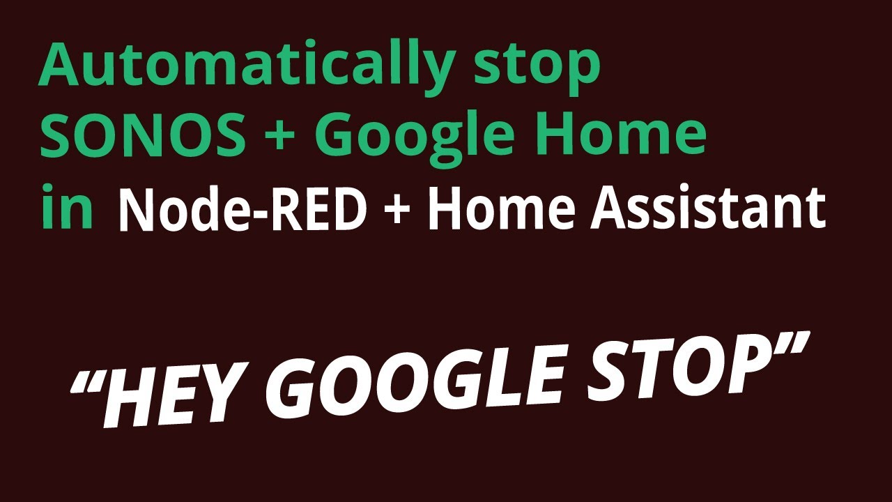 HOW to Stop SONOS automatically when WATCHING MOVIE | Home Assistant + Node-RED