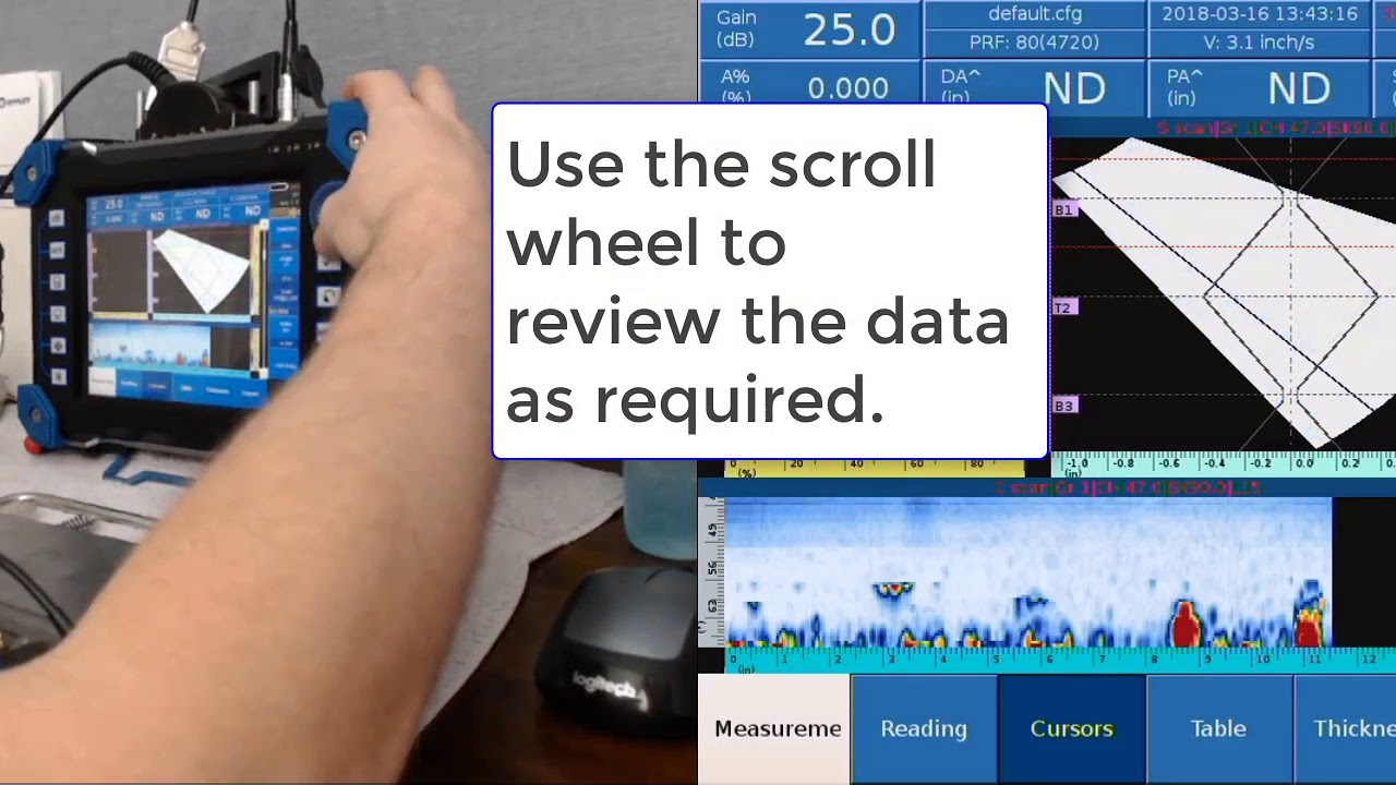 Flexscan Encoded Scan and Onboard Data Review