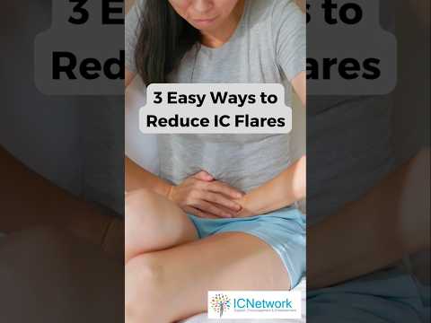 Simple ways to ease bladder pain caused by Interstitial Cytitis or Bladder Pain Syndrome
