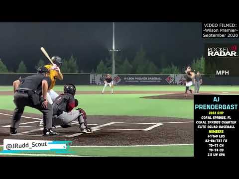 AJ Prendergast (2022 RHP) *WILSON PREMIER HIGHLIGHTS* / Elite Squad Baseball / Coral Springs, FL
